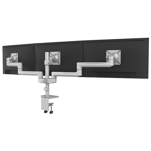 Sena SENAEX3-FF Pole-Mounted Triple Fixed Monitor Arm – Ergo Experts