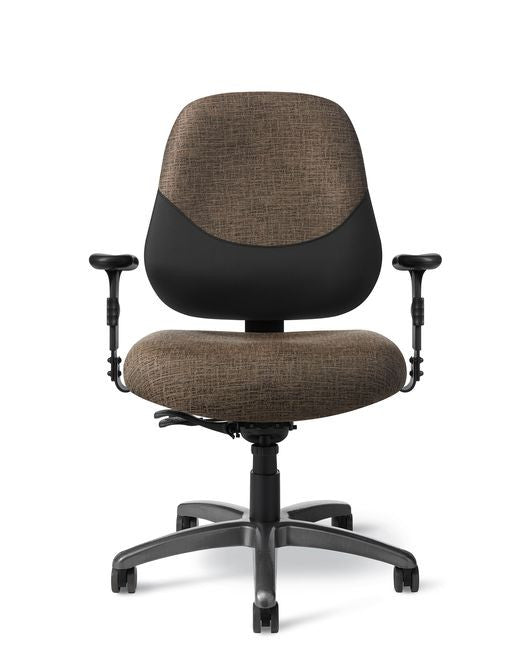 Office Master MX84PD Maxwell Large-Tall 24-7 Intensive Use Task Chair ...