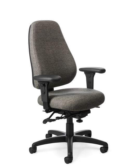 Office Master PAC59-8b Multi-Function High-Back Ergonomic Task Chair ...